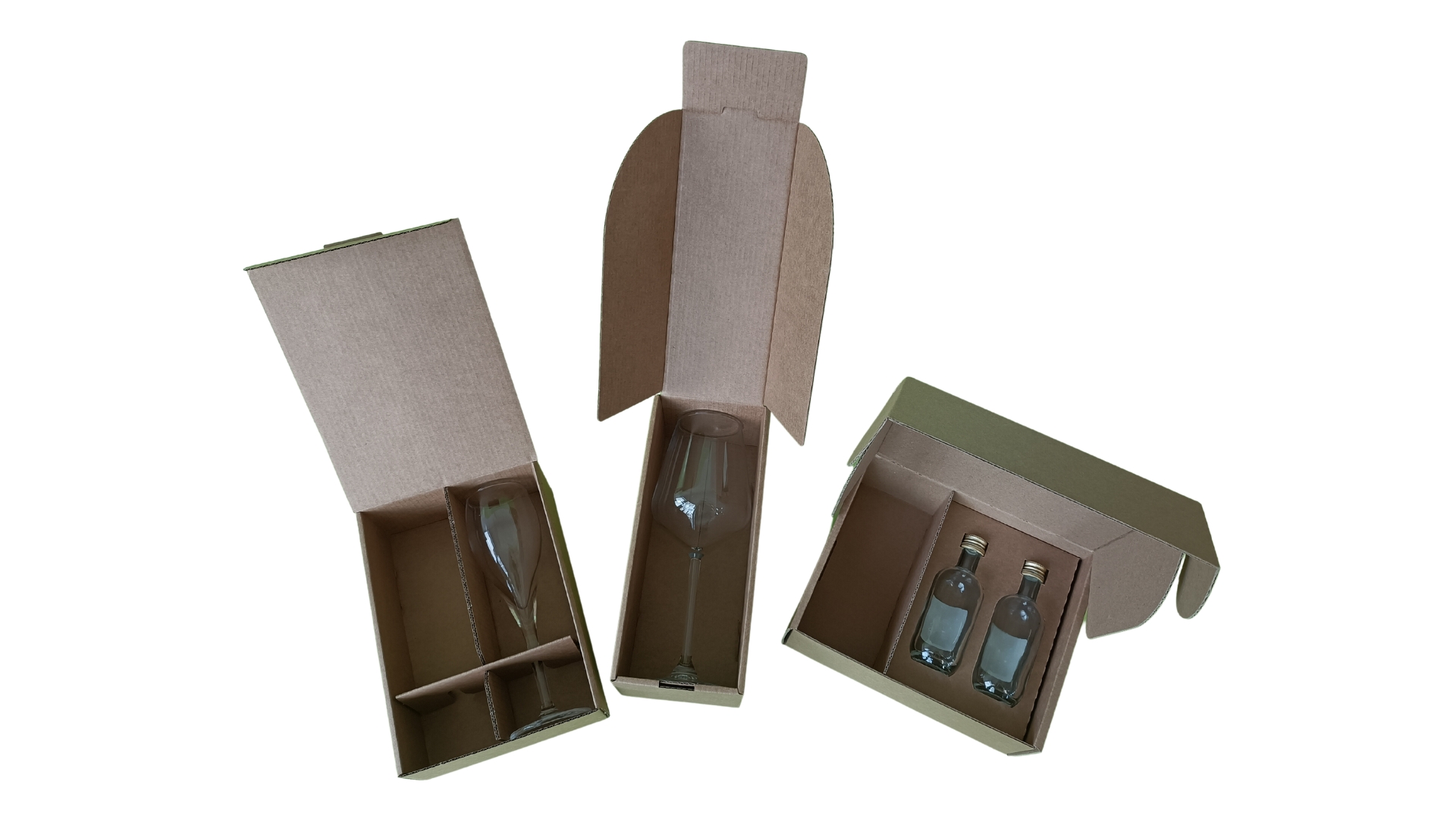 Boites et calages pour verres et bouteilles - EDC Transmouss